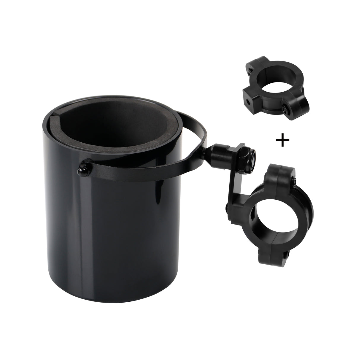 Dream Apparel Chrome Black Motorcycle Cup Holder – LeatherVendor