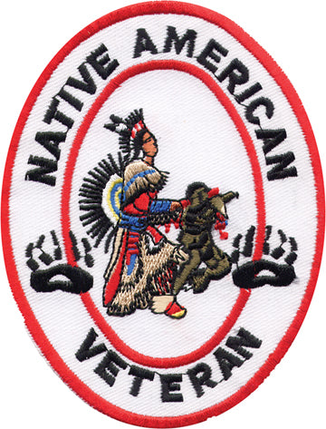 "Native American Veteran" Patch – LeatherVendor