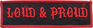 "Loud & Proud" Patch – LeatherVendor
