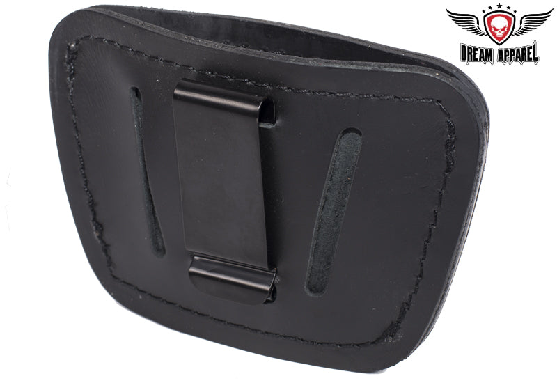 Motorcycle Heavy Duty Leather Carry Clip Pistol Holster – LeatherVendor